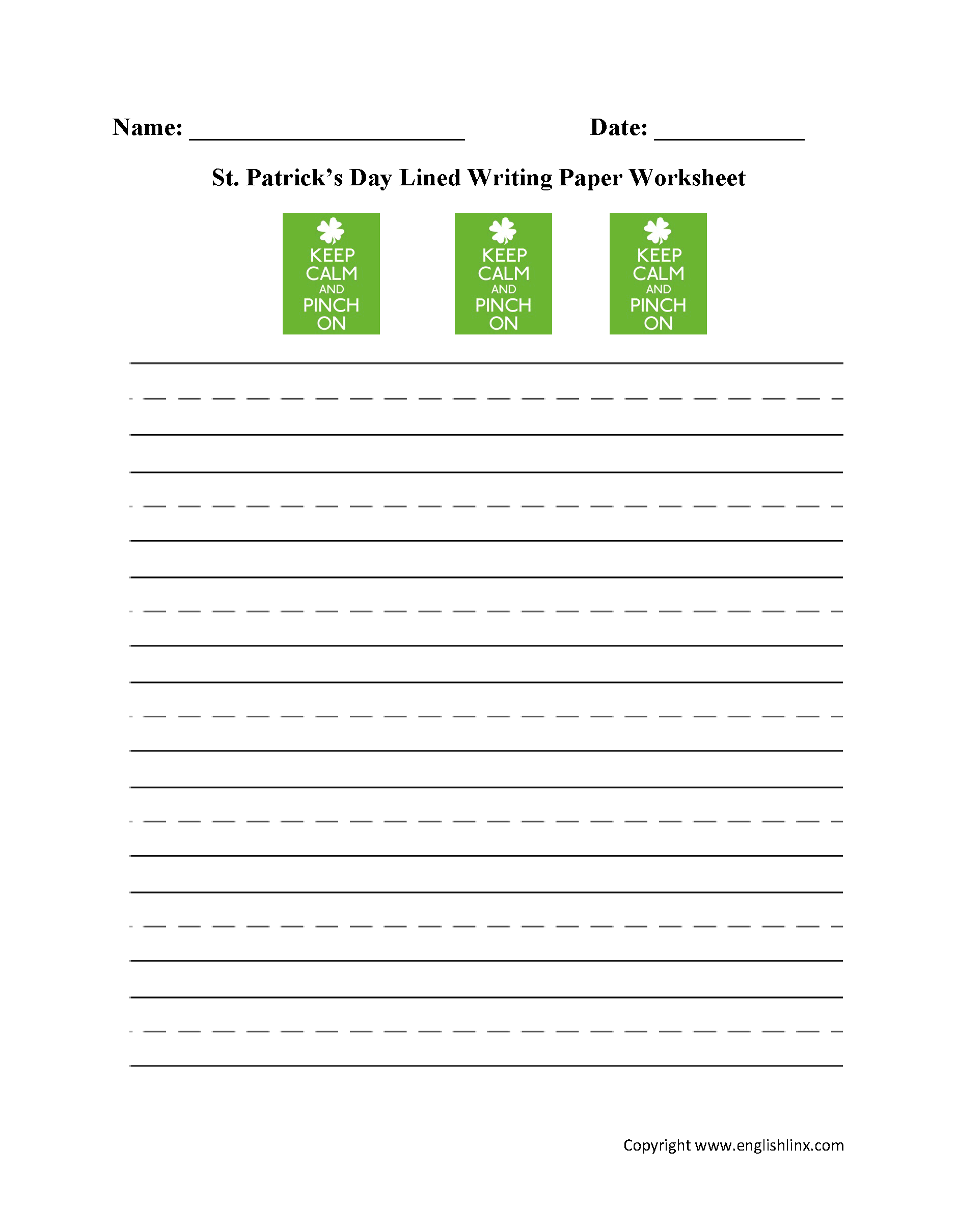 Writing Worksheets Lined Writing Paper Worksheets