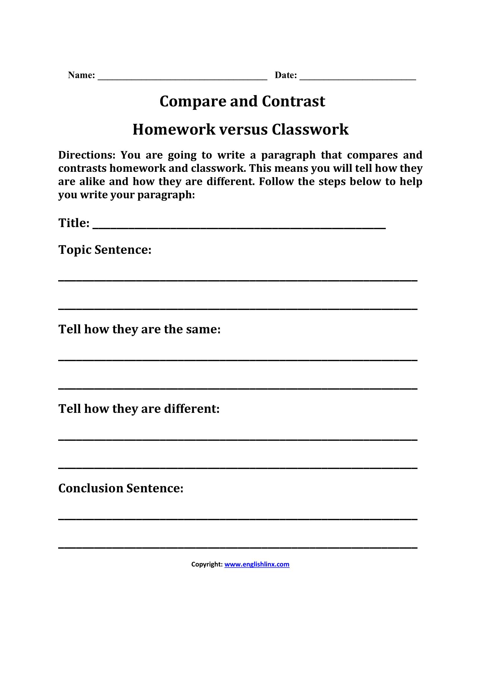 3rd Grade Writing Worksheets | Printable Writing Activities for Third Grade