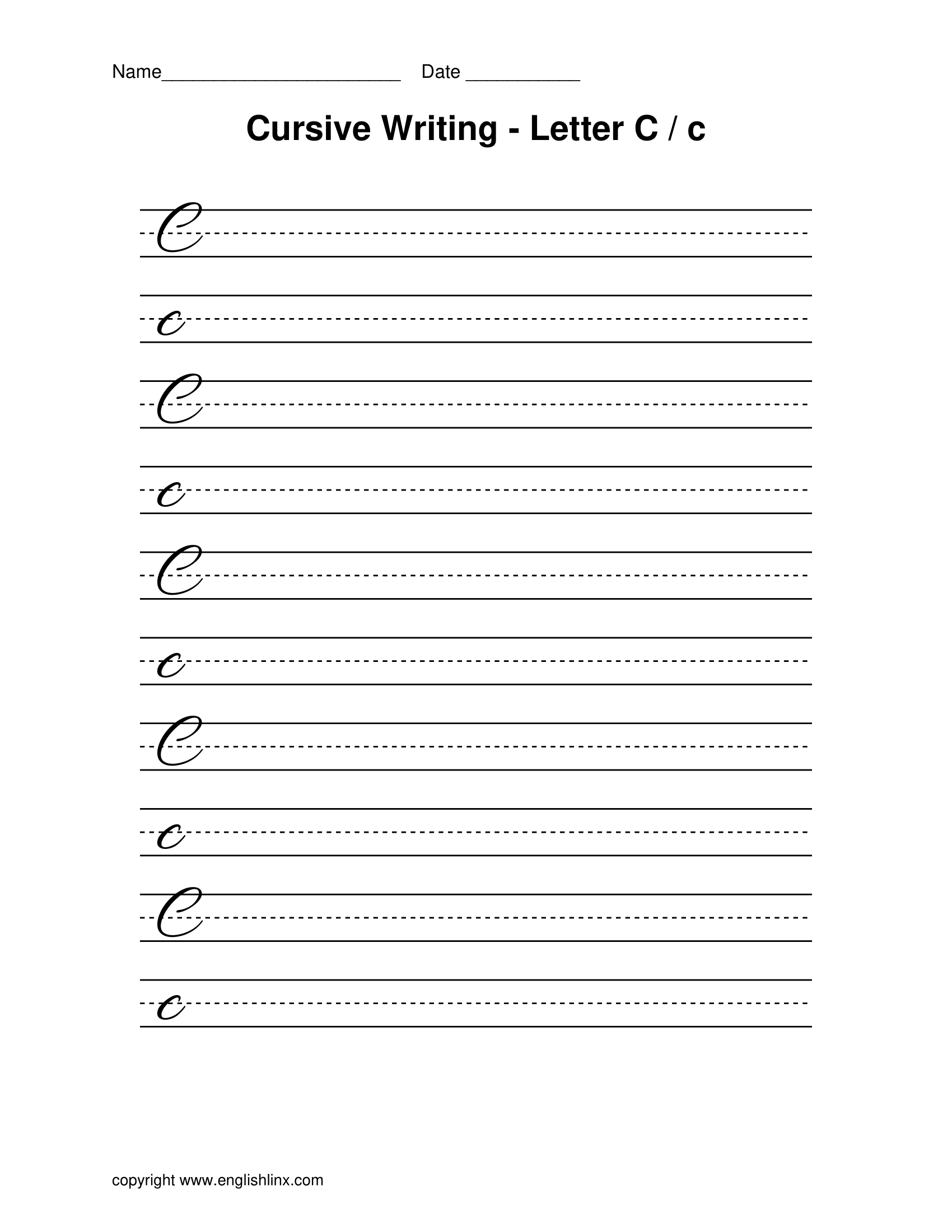 Alphabet Cursive Writing Worksheets | Free A–Z Cursive Alphabet Practice