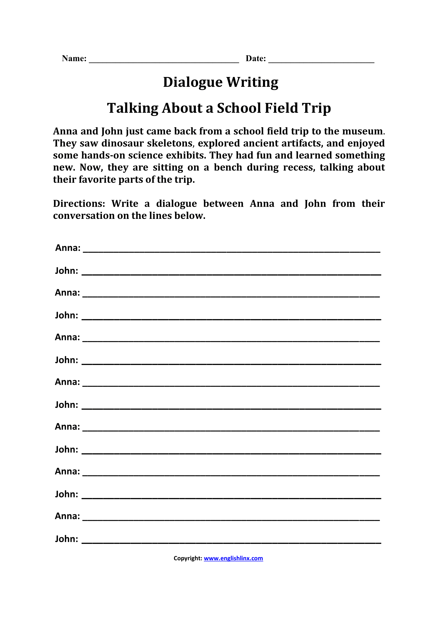 4th Grade Writing Worksheets | Printable Writing Practice for Fourth Grade