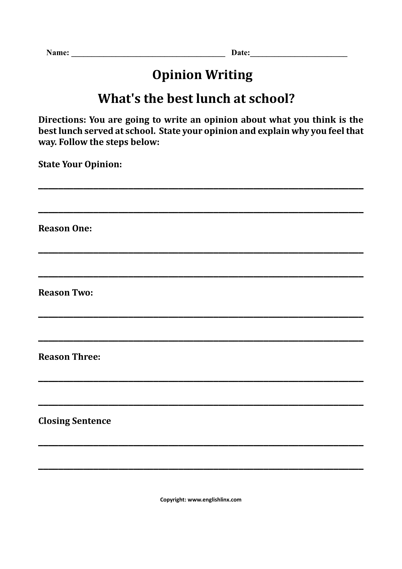 1st Grade Writing Worksheets | Printable First Grade Writing Practice