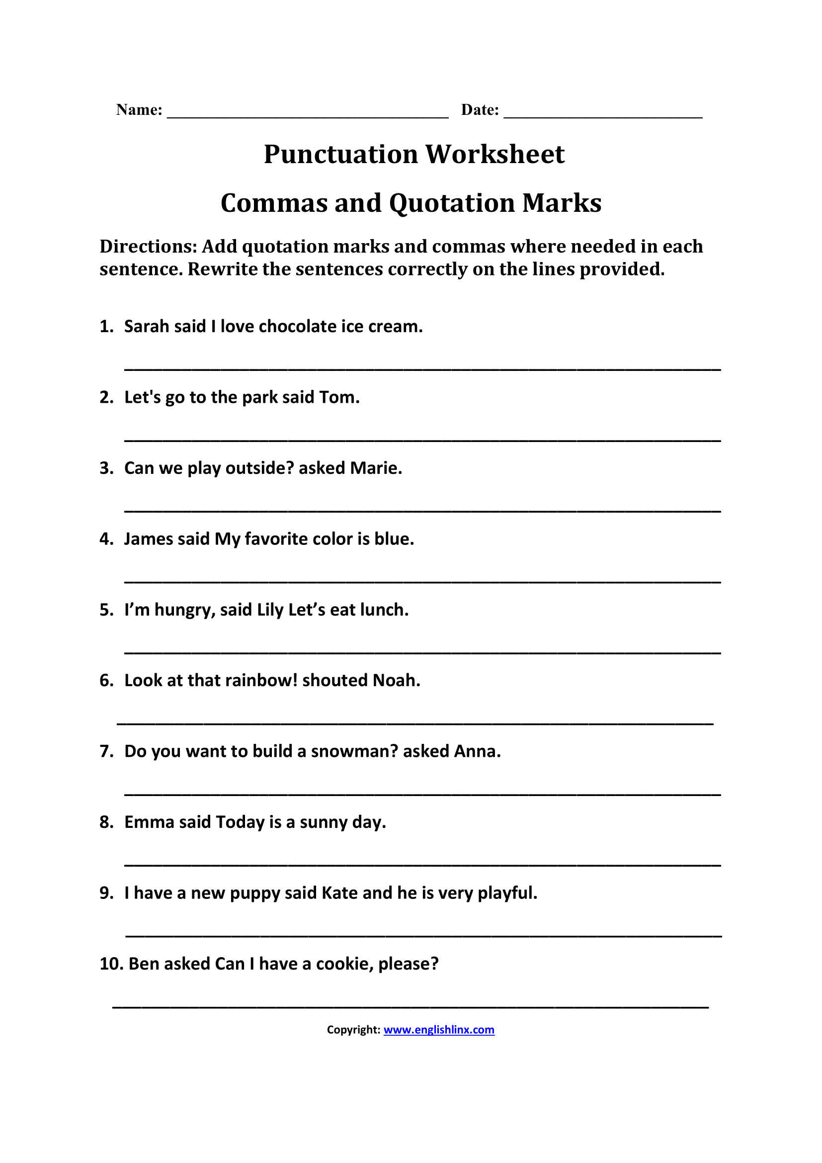 3rd Grade Writing Worksheets | Printable Writing Activities for Third Grade