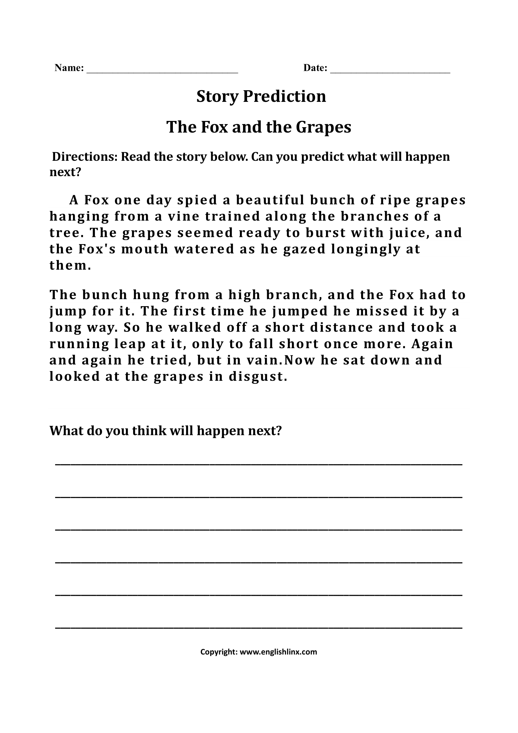 2nd Grade Writing Worksheets | Printable Second Grade Writing Practice