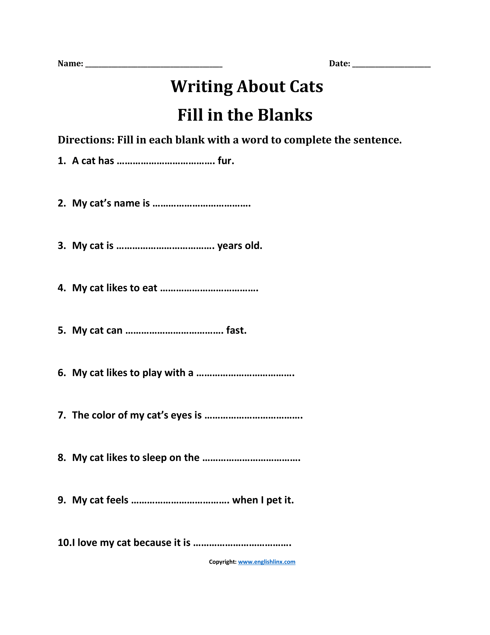 Kindergarten Writing Worksheets | Printable Early Writing Practice